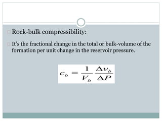 Rock Compressibility | PPTX