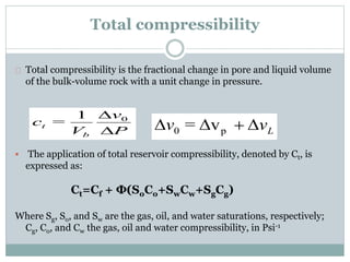 Rock Compressibility | PPT