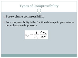 Rock Compressibility | PPT