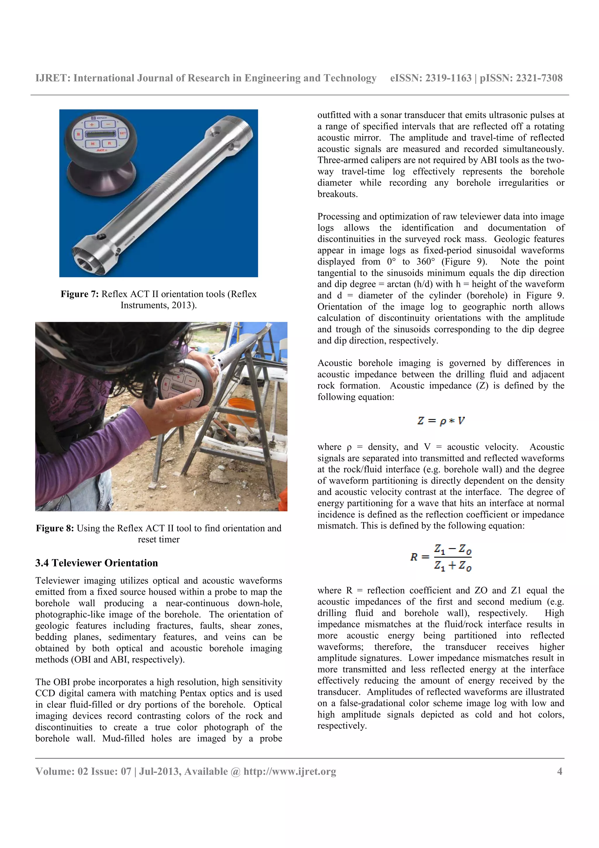 Rock core orientation for mapping discontinuities and | PDF