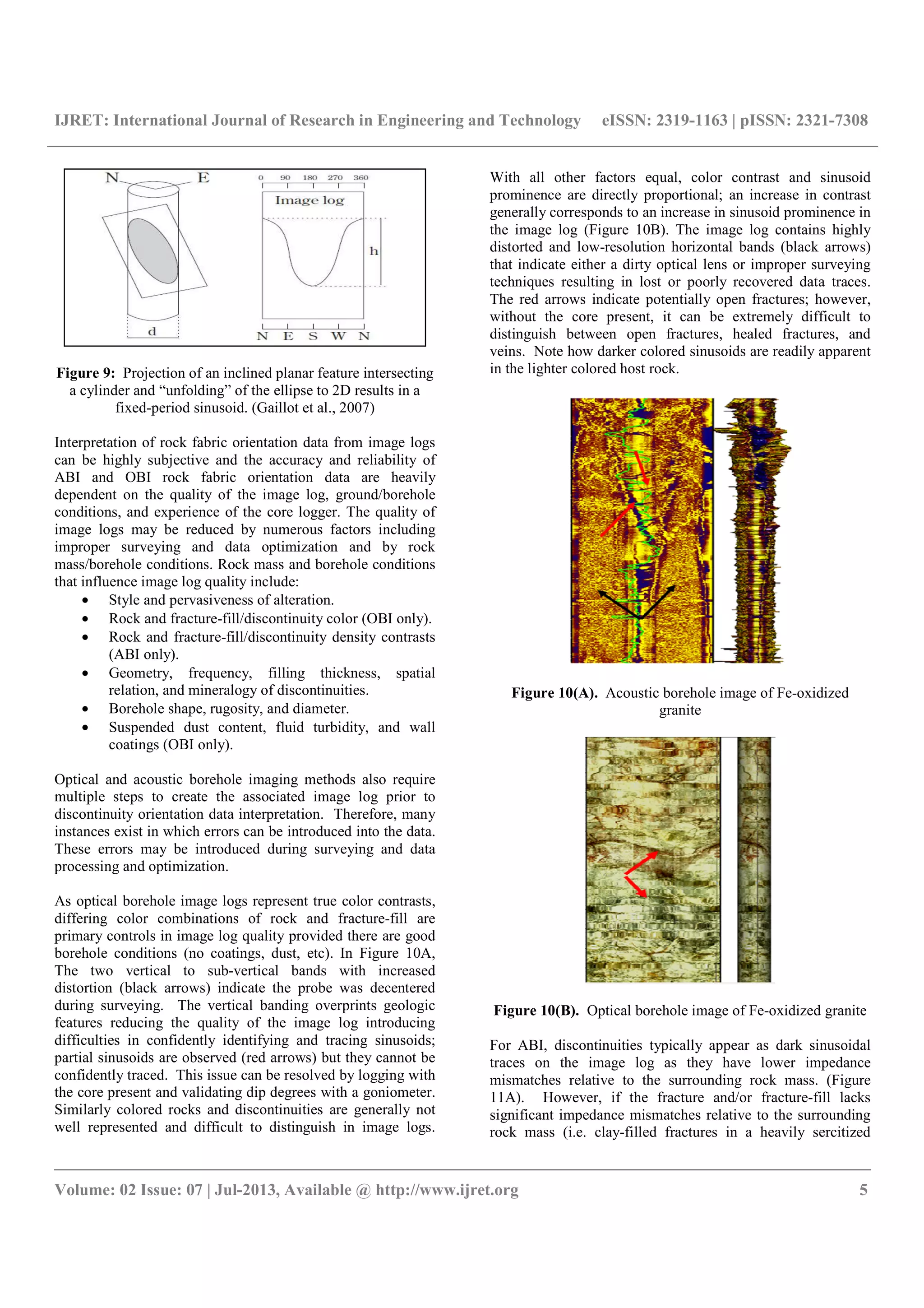 Rock core orientation for mapping discontinuities and | PDF