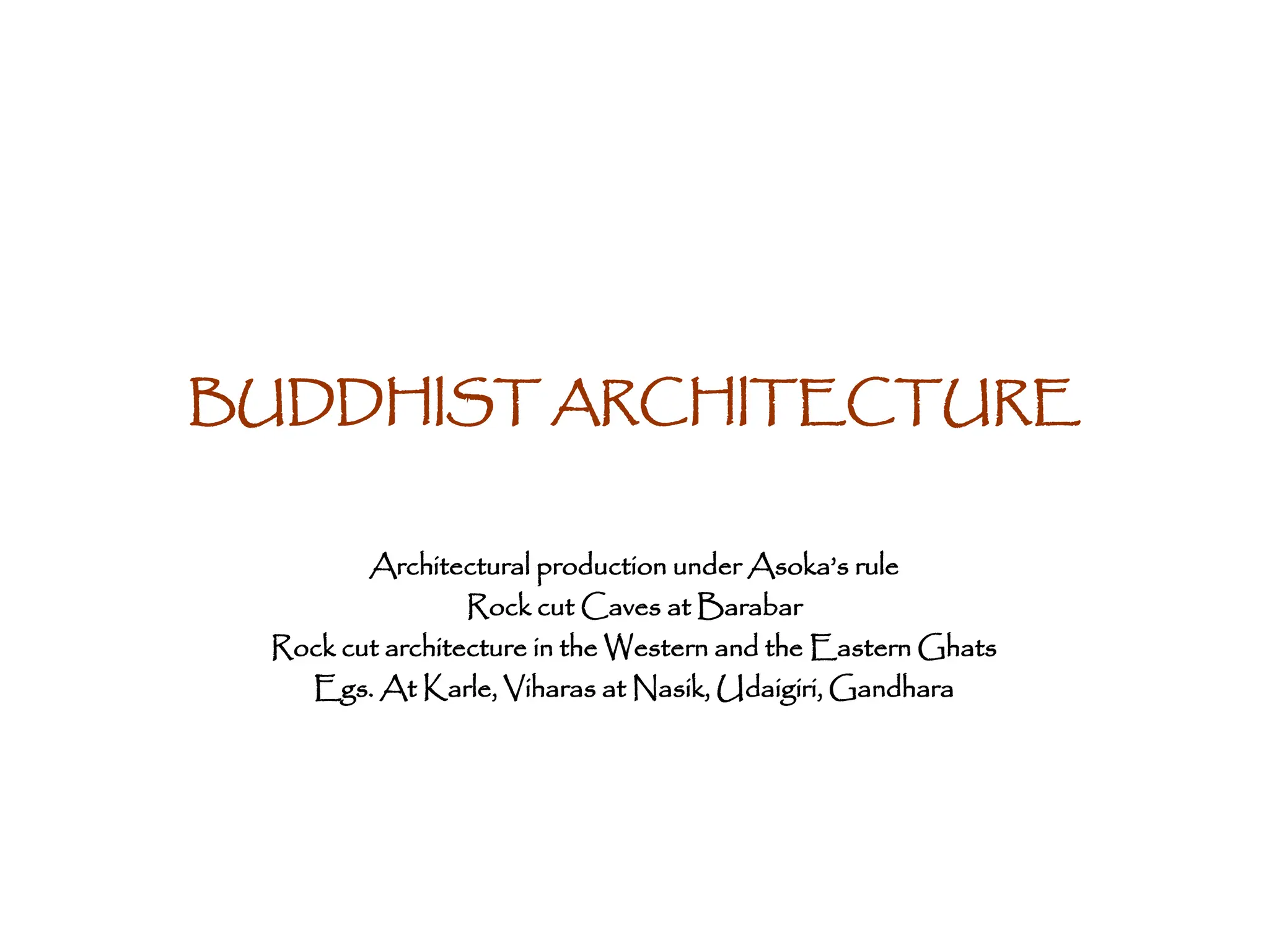 Rock cut buddhist architecture of chaitya halls and viharas of the ...