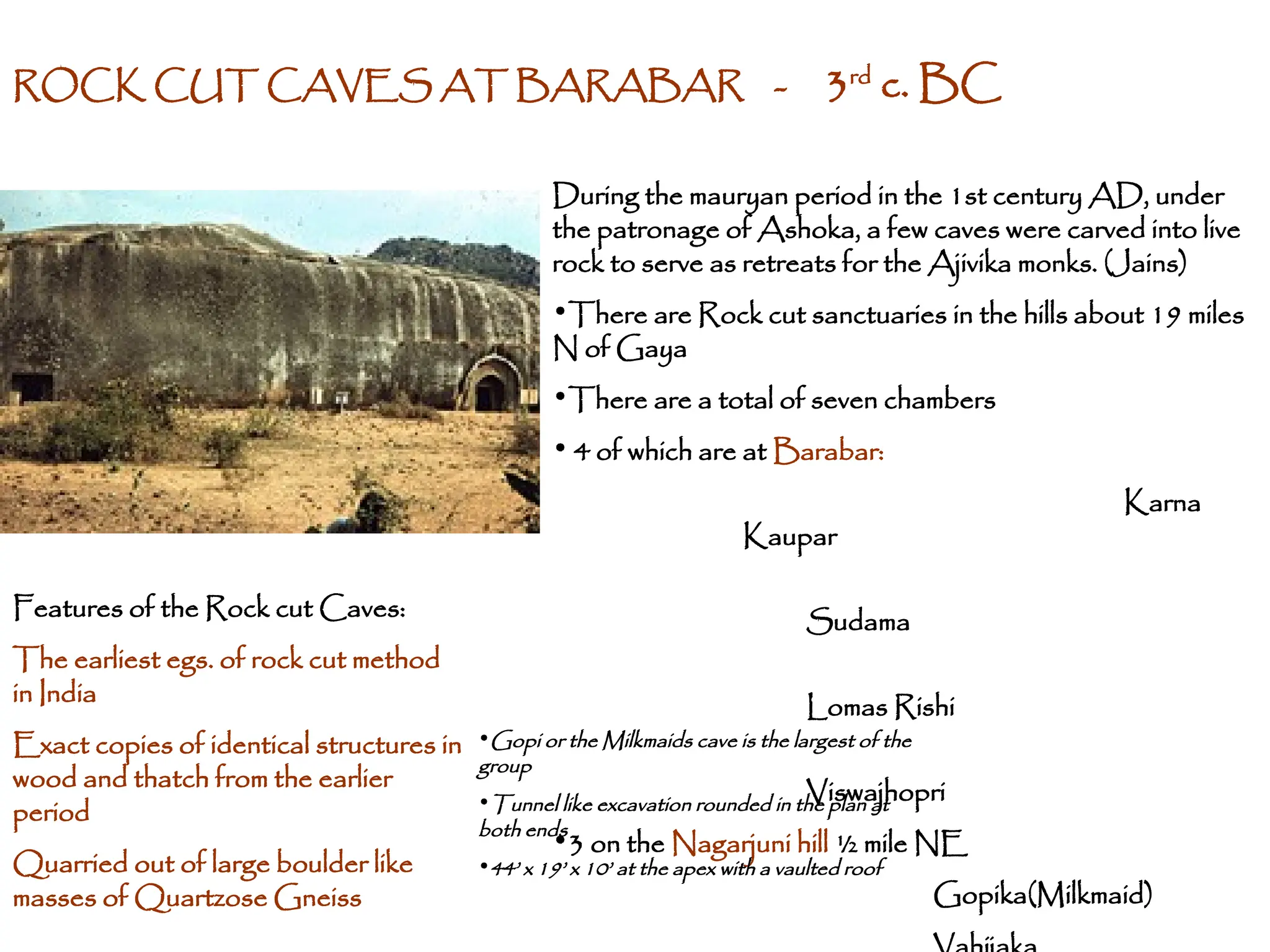 Rock cut buddhist architecture of chaitya halls and viharas of the ...