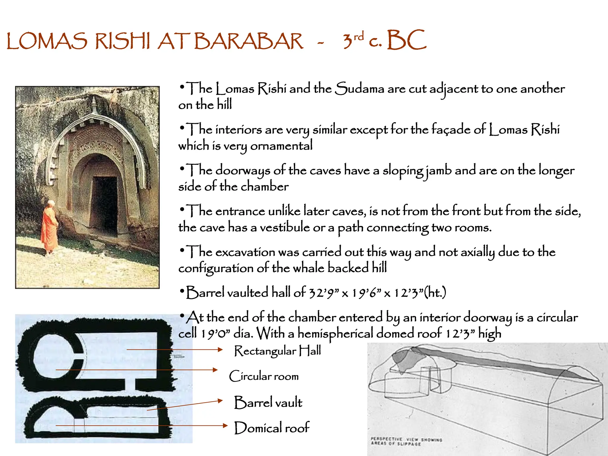 Rock cut buddhist architecture of chaitya halls and viharas of the ...