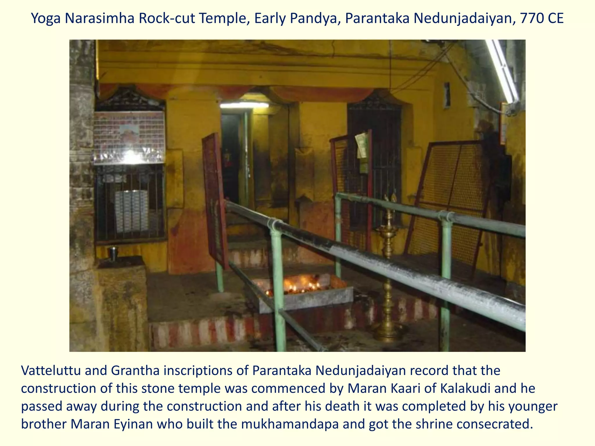 Rock - cut Temples of the Pallavas and Pandyas | PPTX