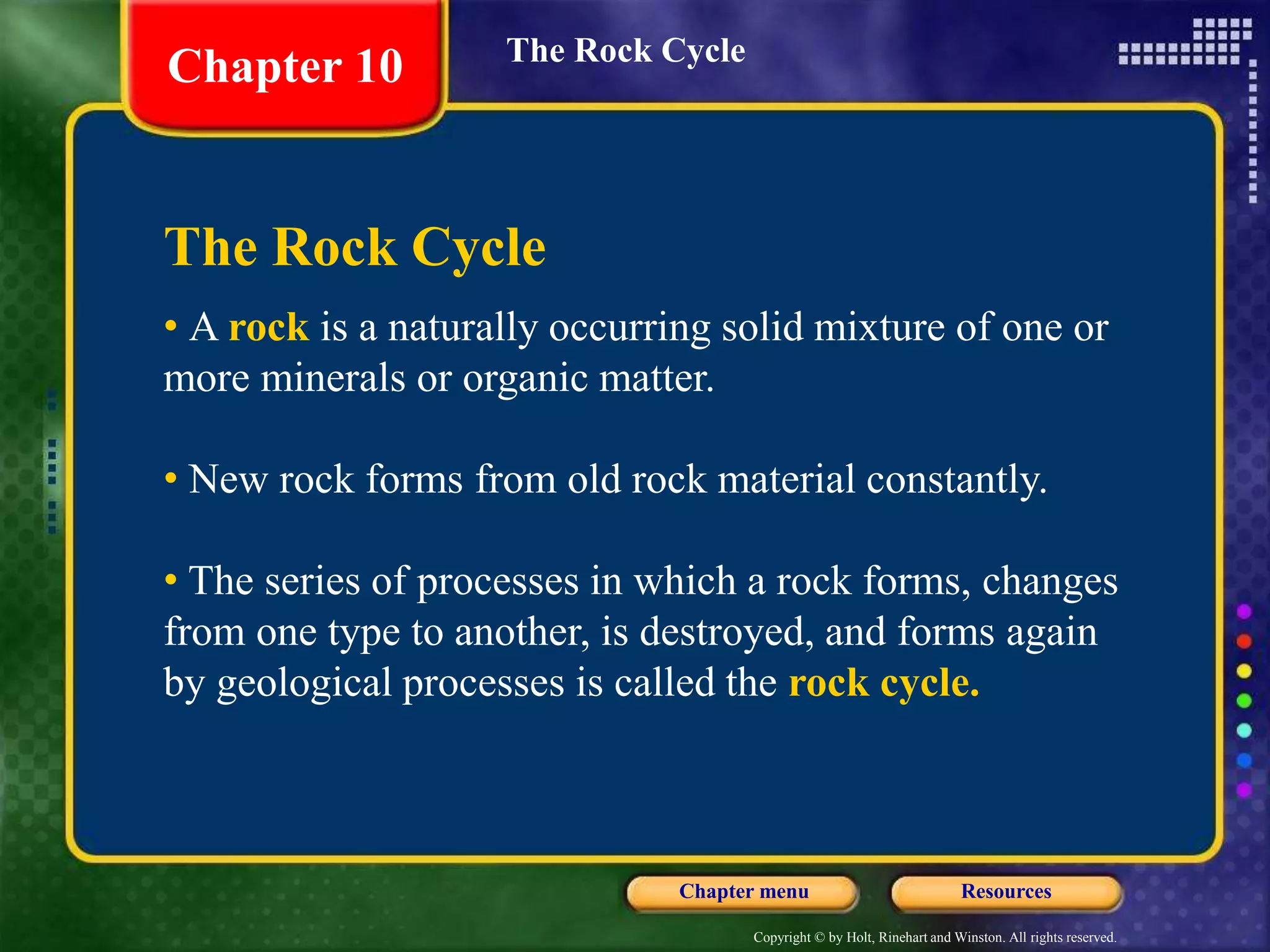 Rock cycle PowerPoint | PPT