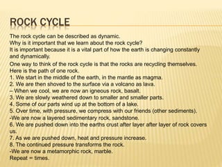 Rock cycle | PPTX | Geology | Science