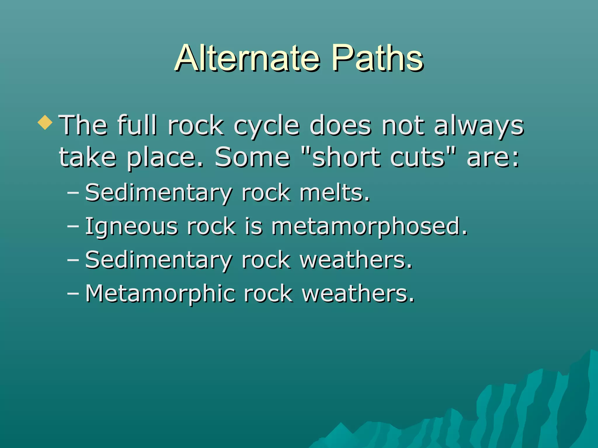Rock Cycle/EPCC/LM3 | PPT | Geology | Science