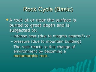 Rock Cycle/EPCC/LM3 | PPT