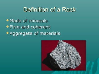 Rock Cycle/EPCC/LM3 | PPT