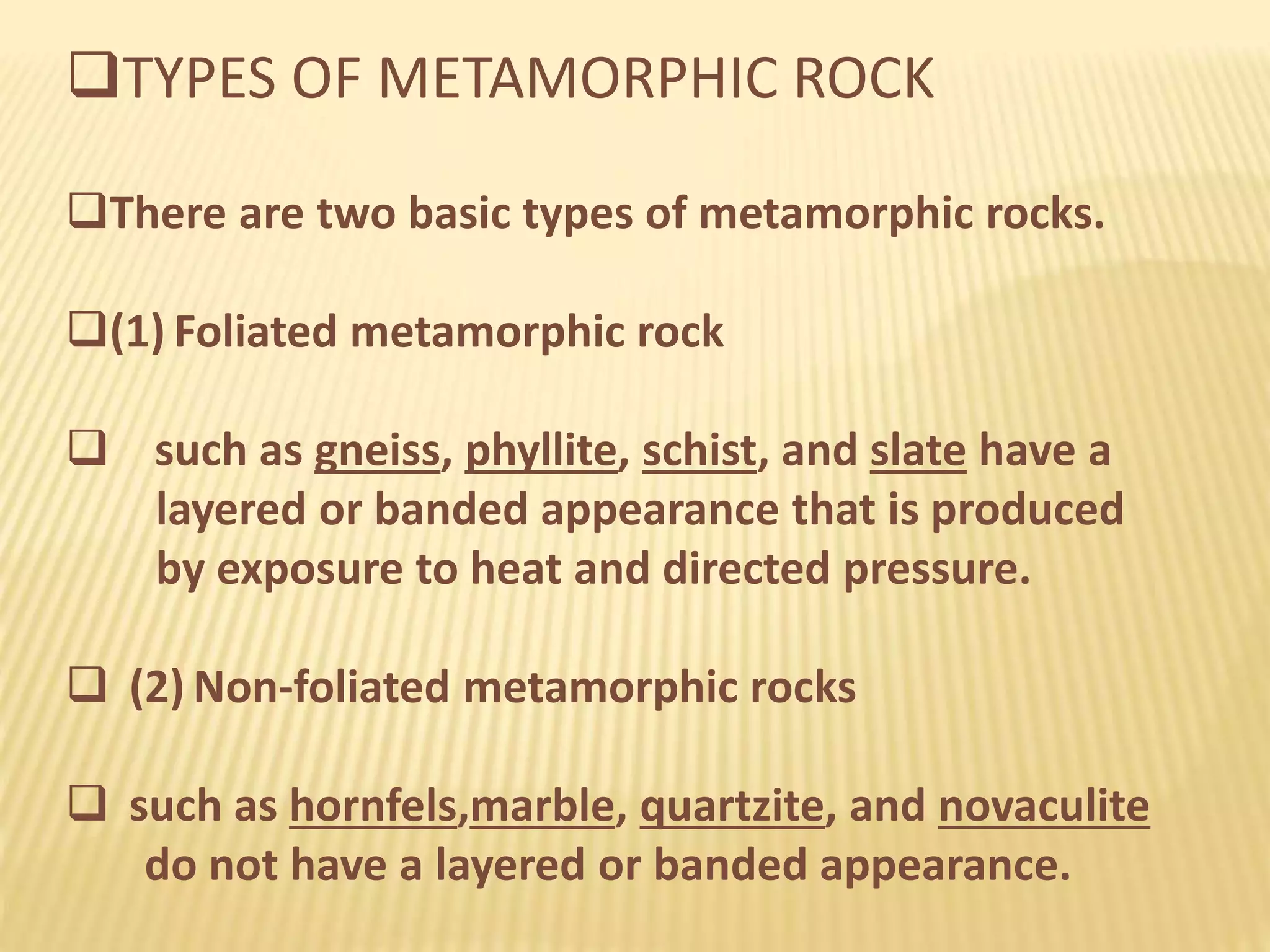 rock cycle and metamorphic rock | PPTX