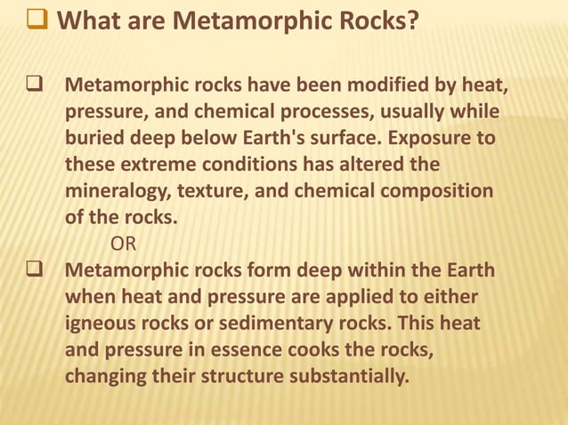 rock cycle and metamorphic rock | PPTX | Geology | Science