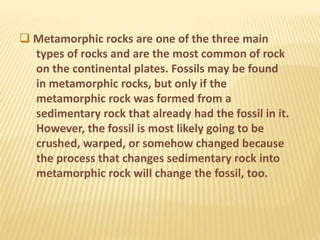 rock cycle and metamorphic rock | PPTX