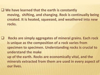 rock cycle and metamorphic rock | PPTX
