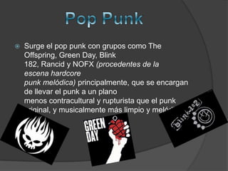 Rock de los 90 | PPTX