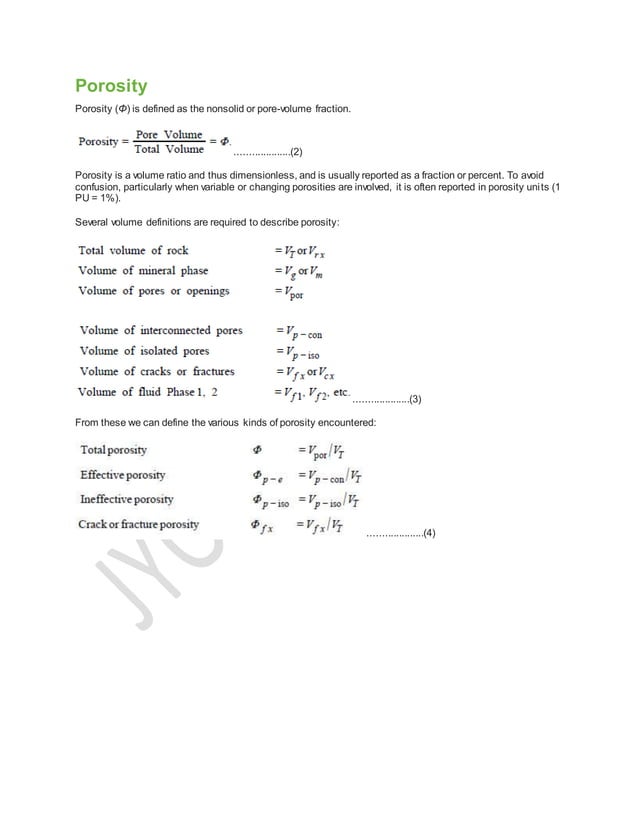 Rock density and porosity lab | DOCX