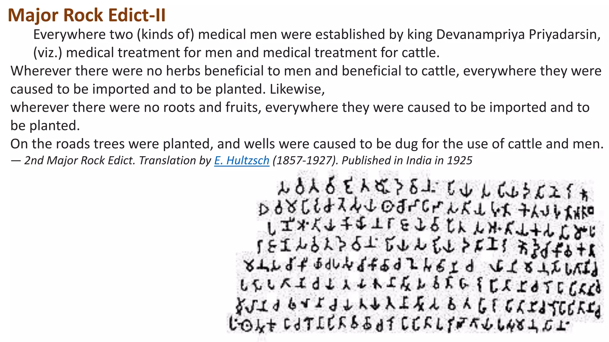 Rock Edict No.02 of Ashoka | PPTX