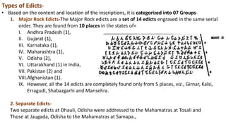 Rock Edict No.02 of Ashoka | PPTX