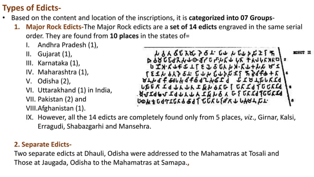 Rock Edict No.02 of Ashoka | PPTX