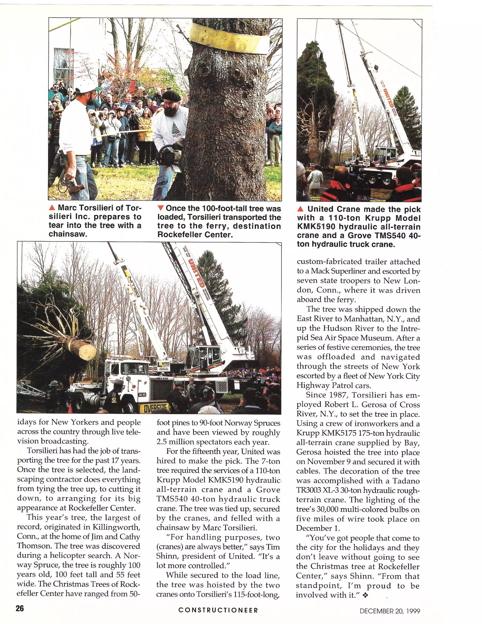 Picking the Rockefeller Center Christmas Tree | PDF