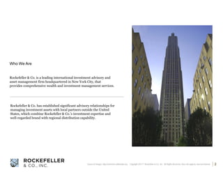 Rockefeller co overview | PDF | Non-Profit Organizations | Industries