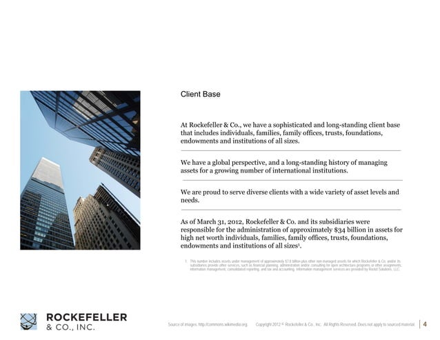 Rockefeller co overview | PDF | Non-Profit Organizations | Industries