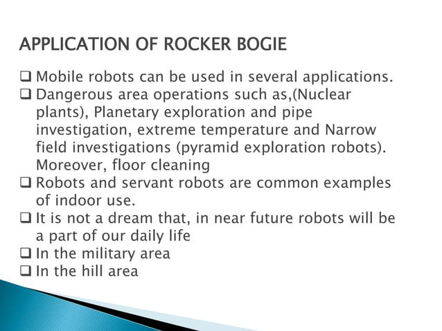 ROCKER BOGIE MECHANISM PROJECT STAGE 1 PPT-2.pptx