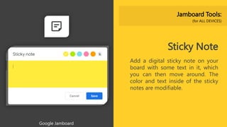 Google Jamboard Interface and Parts pptx | PPTX
