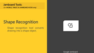 Google Jamboard Interface and Parts pptx | PPTX