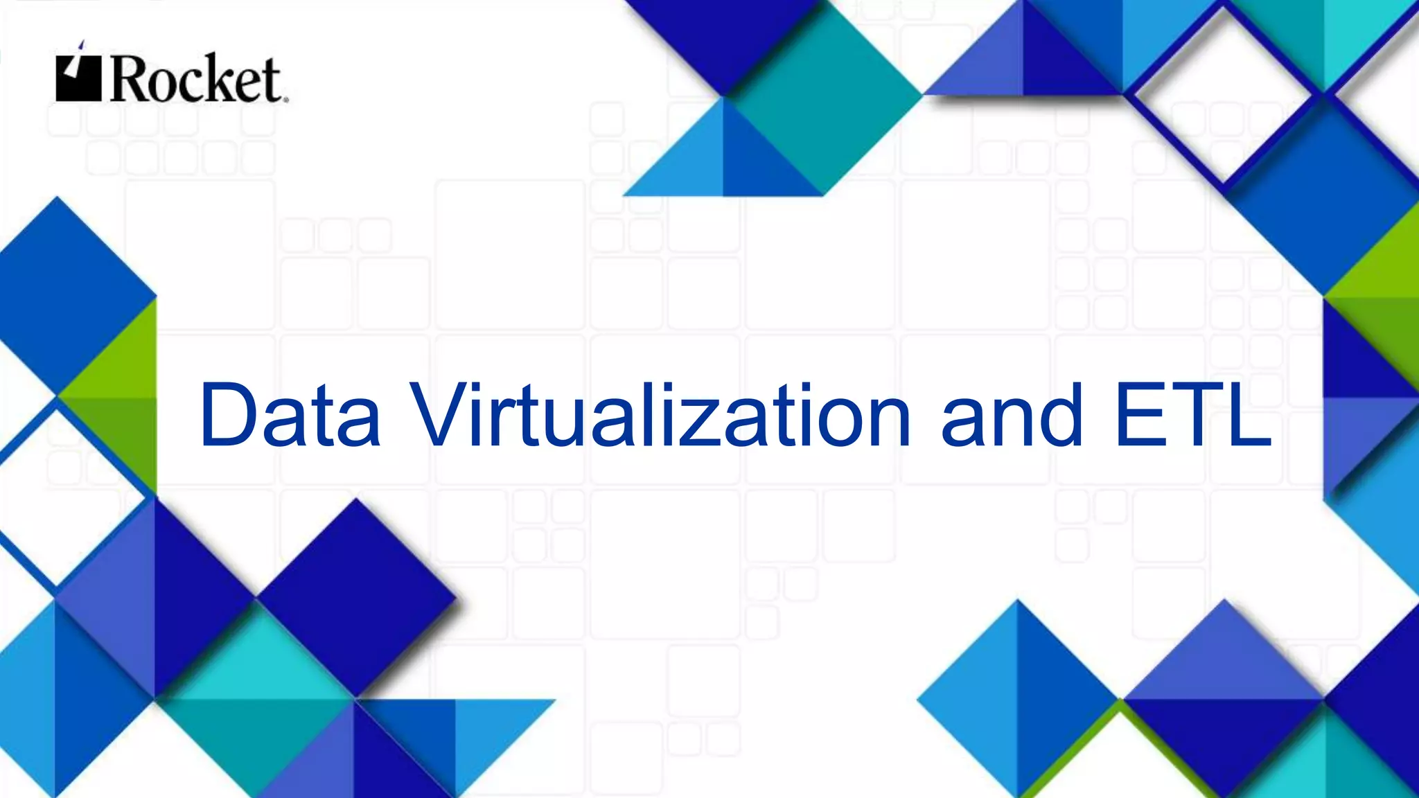Data Virtualization And Etl Ppt