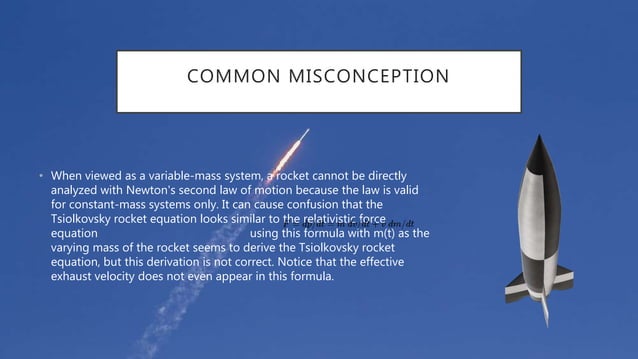 Rocket equation.pptx | Physics | Science