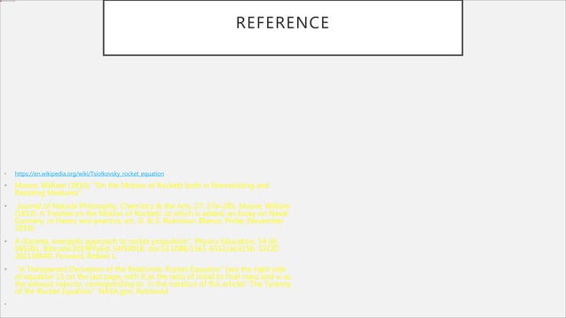 Rocket equation.pptx | Physics | Science