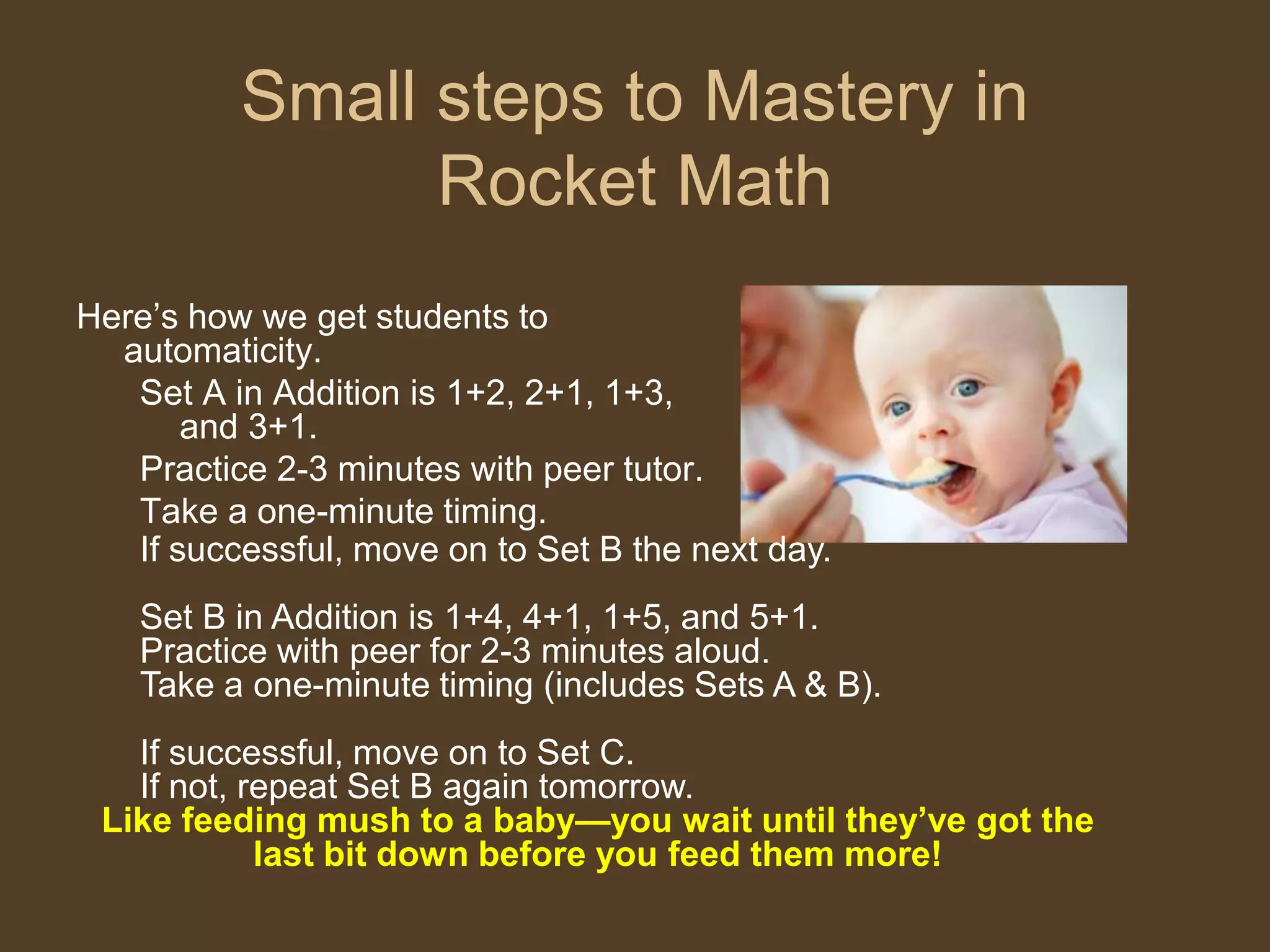 How to Develop Math Fact Fluency and Why Use Rocket Math to Do It? | PPT