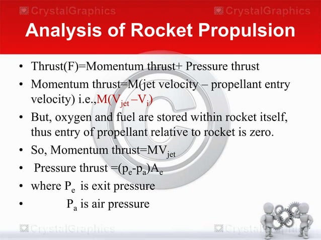 Rocket propulsion introduction | PPTX | Chemistry | Science