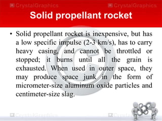 Rocket propulsion introduction | PPTX