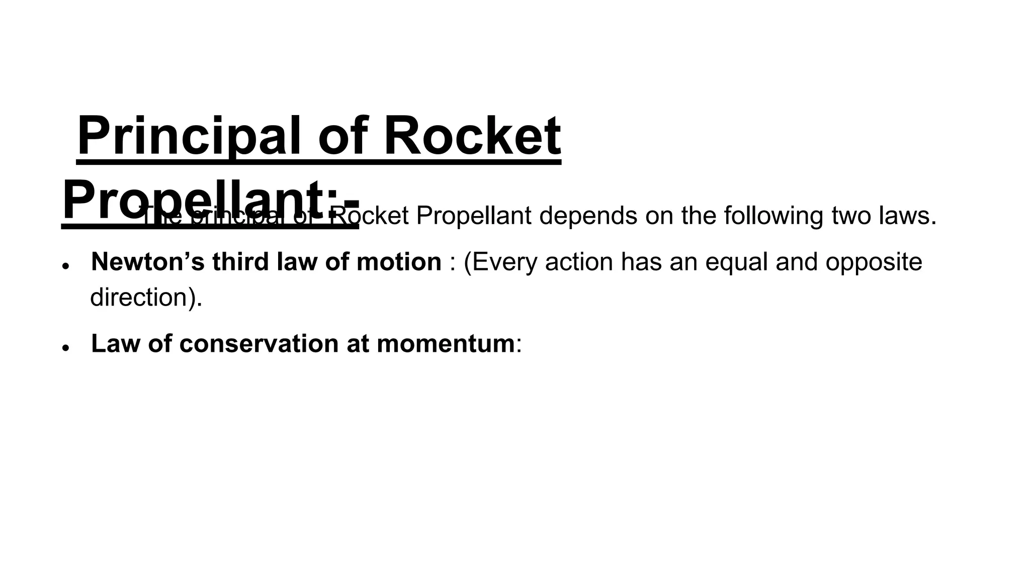 ROCKET PROPULSION and types of rocket propellants.pptx
