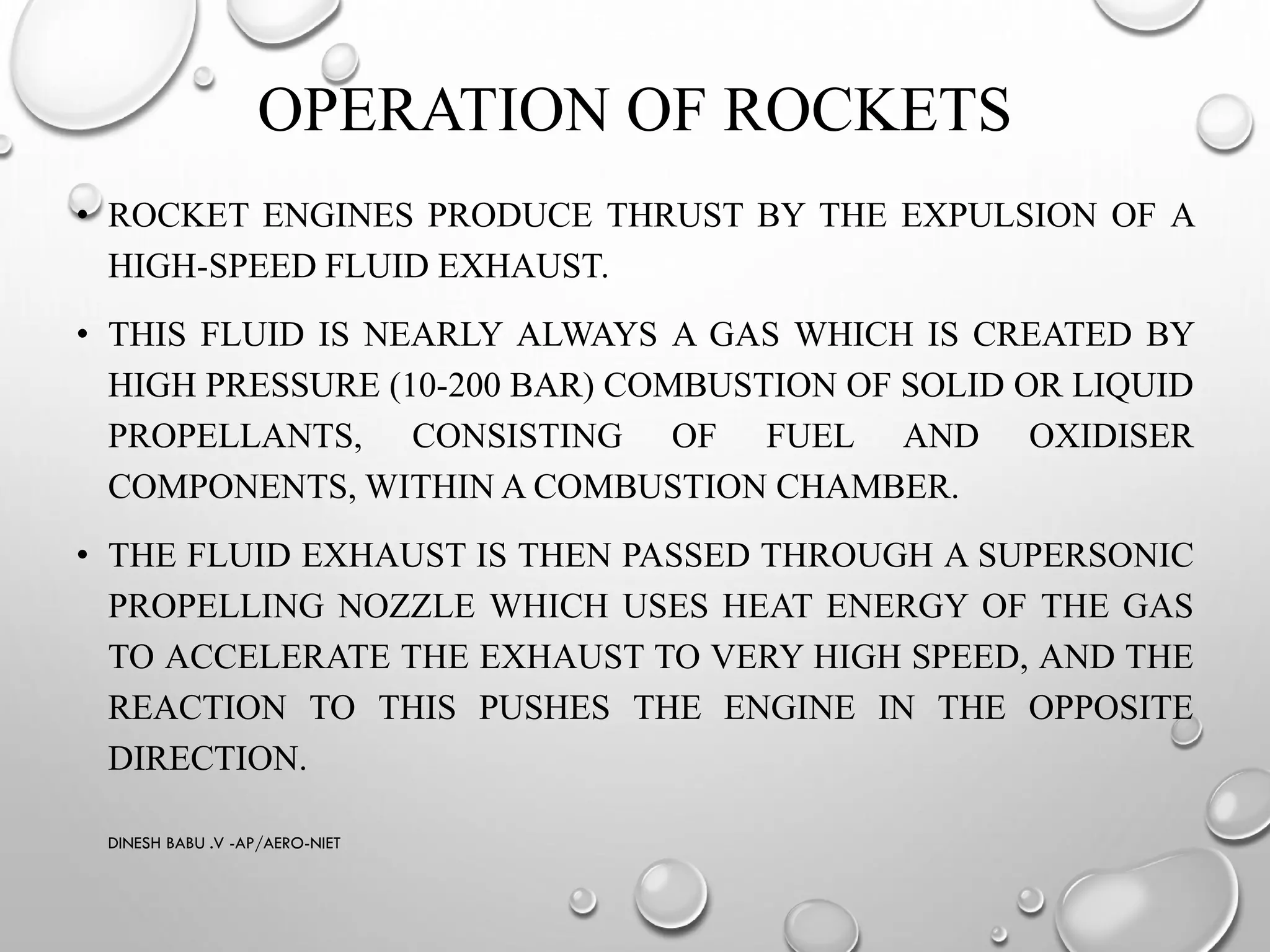 Rockets Propulsion | PDF