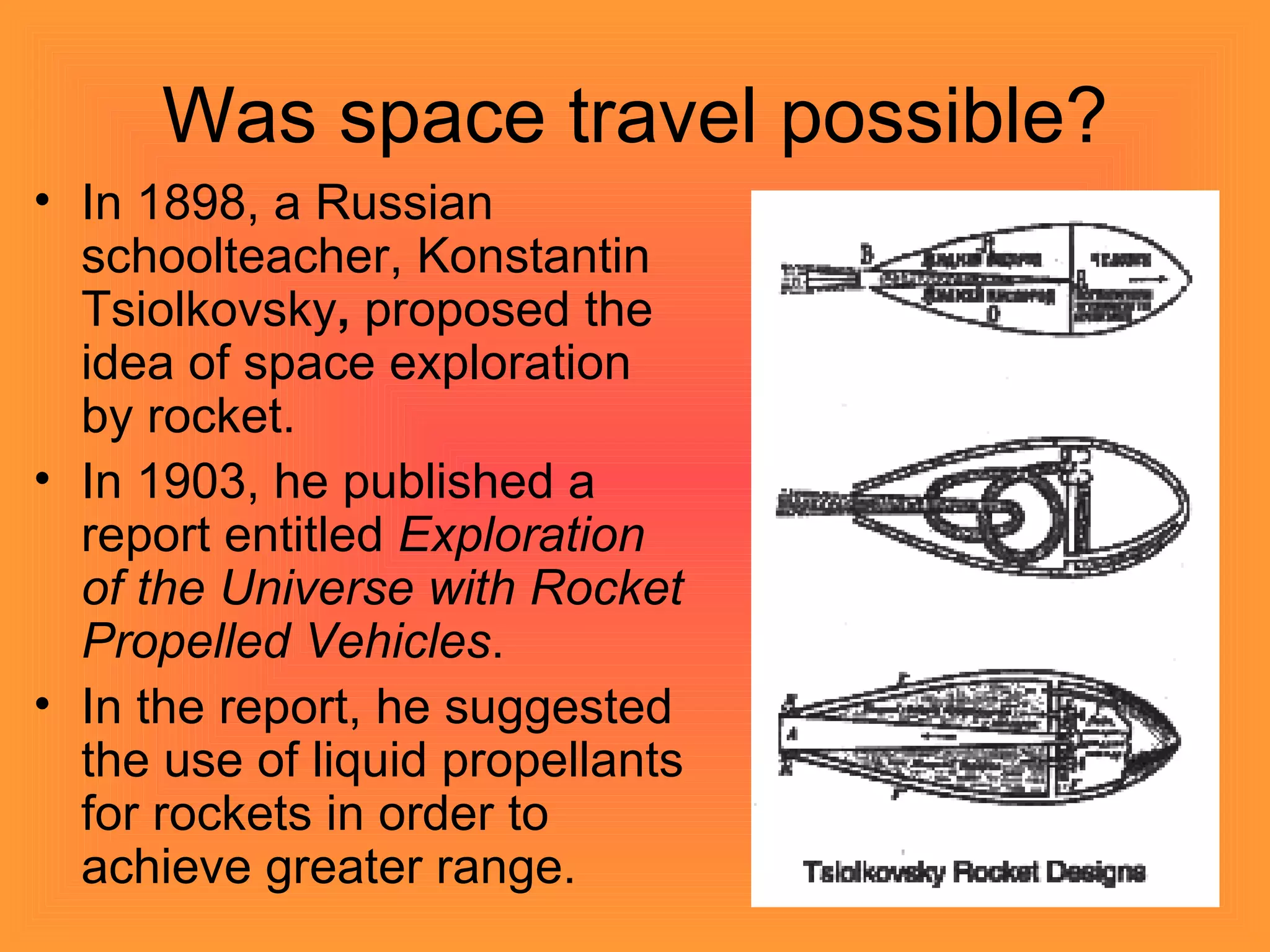 Rockets A Brief History Timeline | PPT