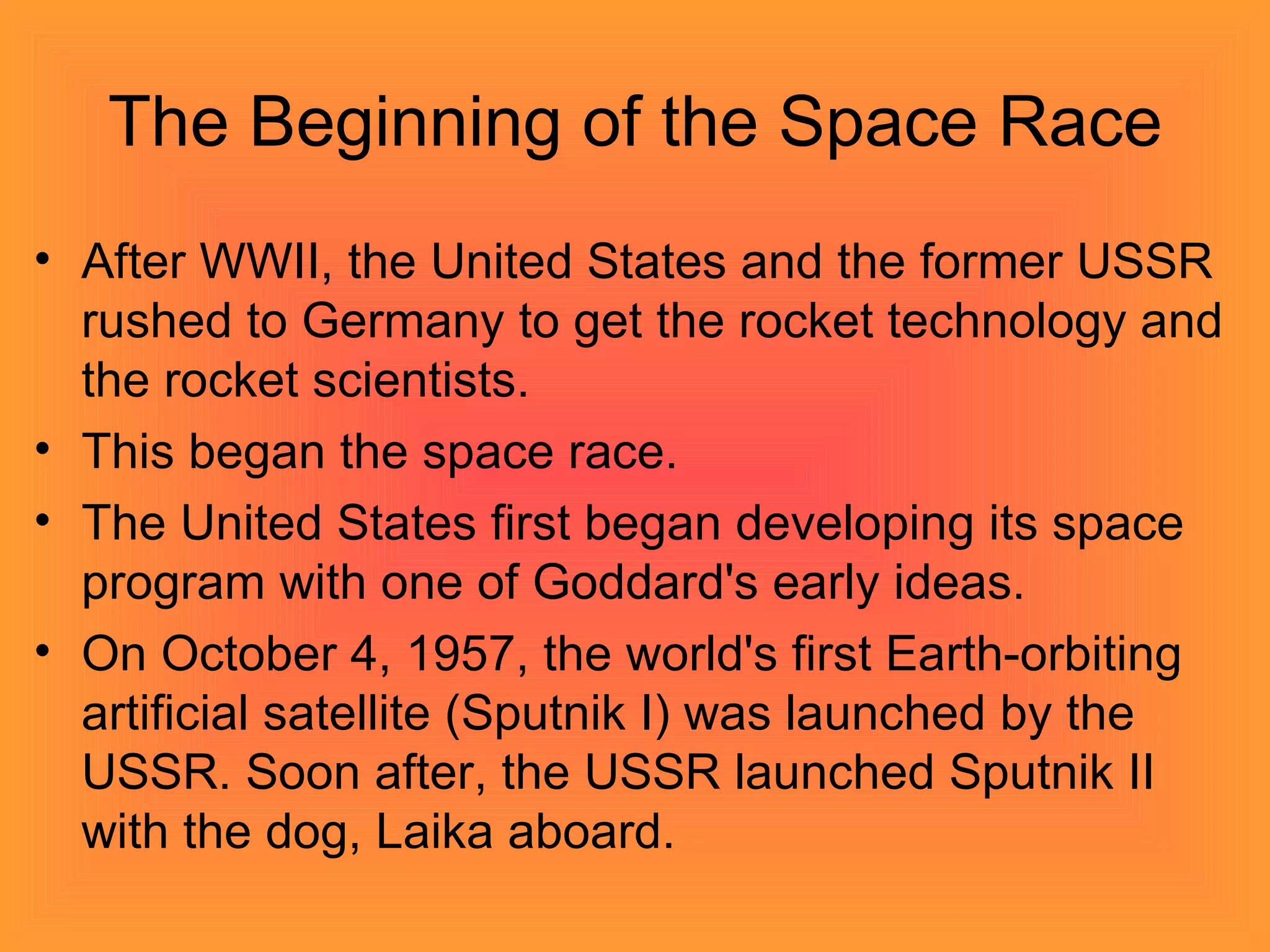 Rockets A Brief History Timeline | PPT