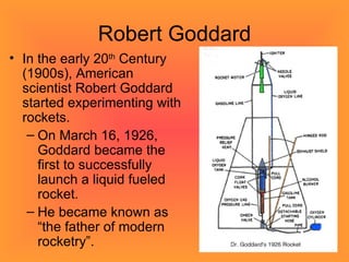 Rockets A Brief History Timeline | PPT