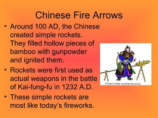 Rockets A Brief History Timeline | PPT