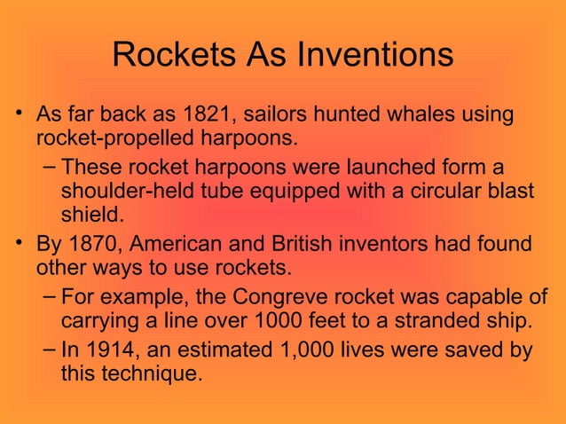 Rockets A Brief History Timeline | PPT | Physics | Science