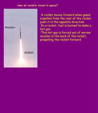 Rockets and satellites | PPT | Physics | Science