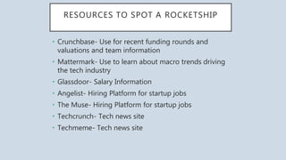 Rocket ship talk deck | PPTX | Startups | Business