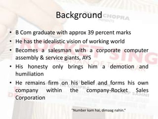 Rocket Singh - Communication Strategies | PPTX