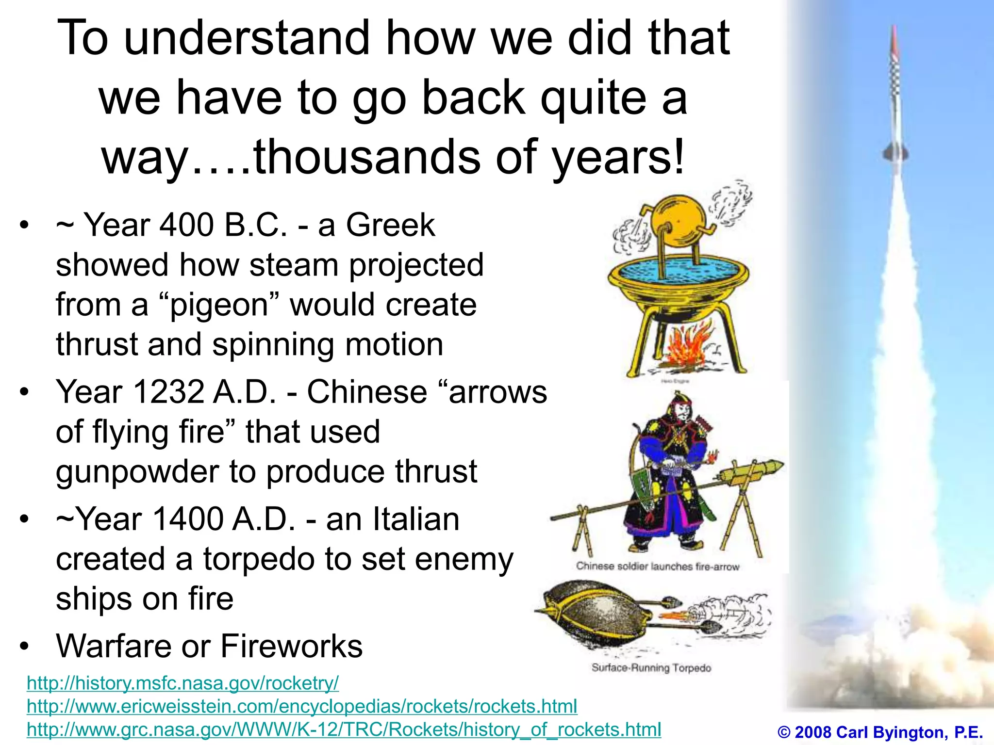 Thrust, Rocket Propulsion & Escaping the Grip of Gravity | PPT
