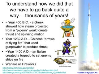 Thrust, Rocket Propulsion & Escaping the Grip of Gravity | PPT ...
