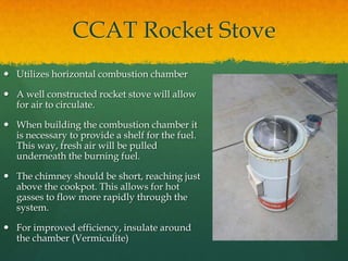 engr 308-Rocket stove presentation | PPTX