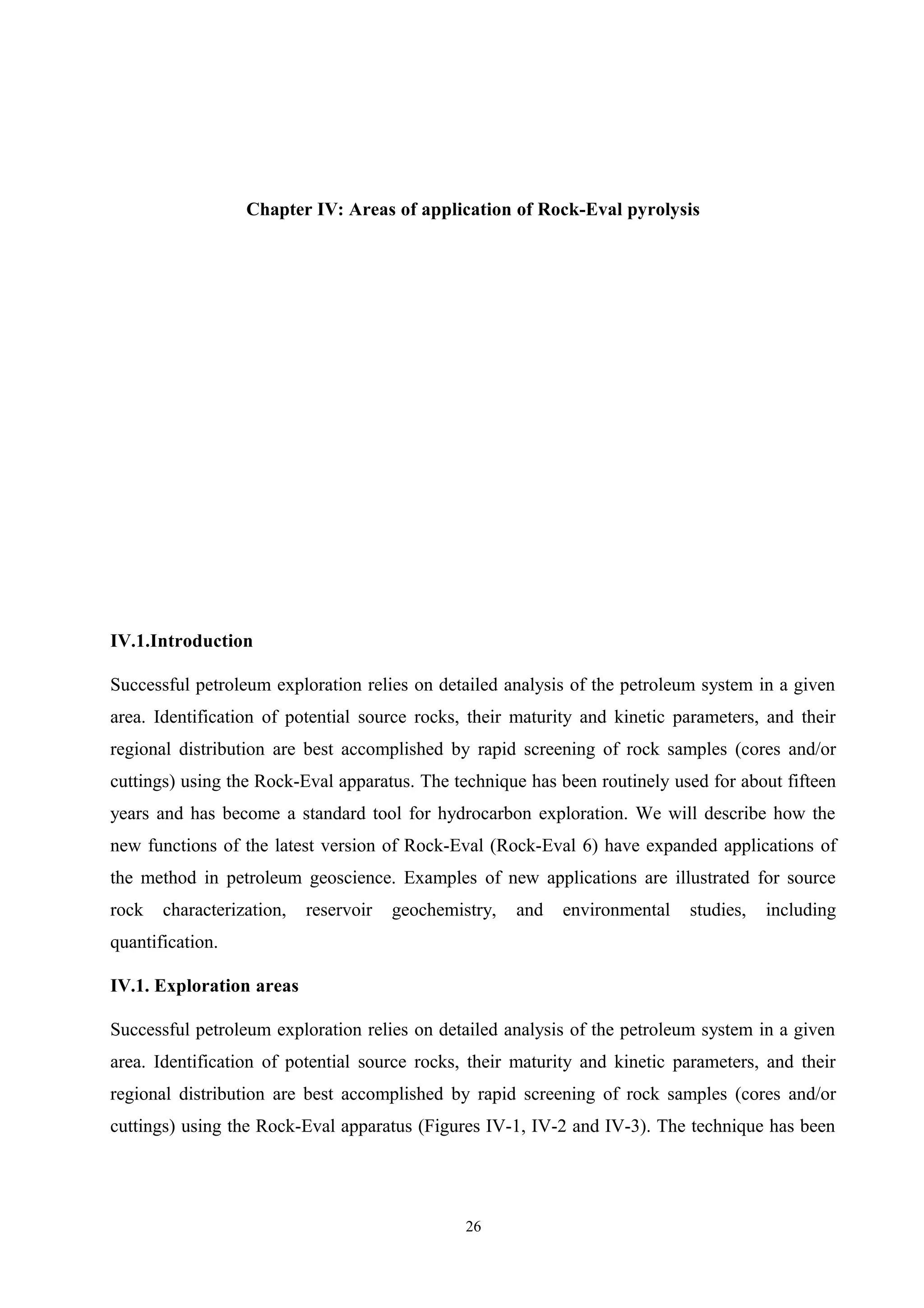 Use of Rock-Eval pyrolysis | DOC