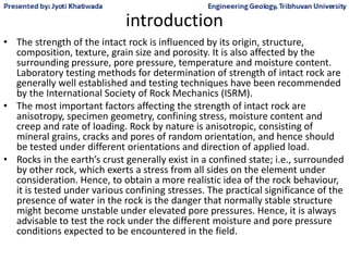 Rock failure criteria | PPTX